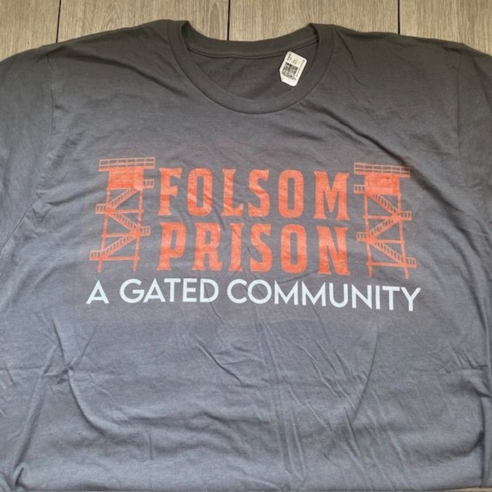Folsom State Prison A Gated Community 100% Cotton Gra… - Gem